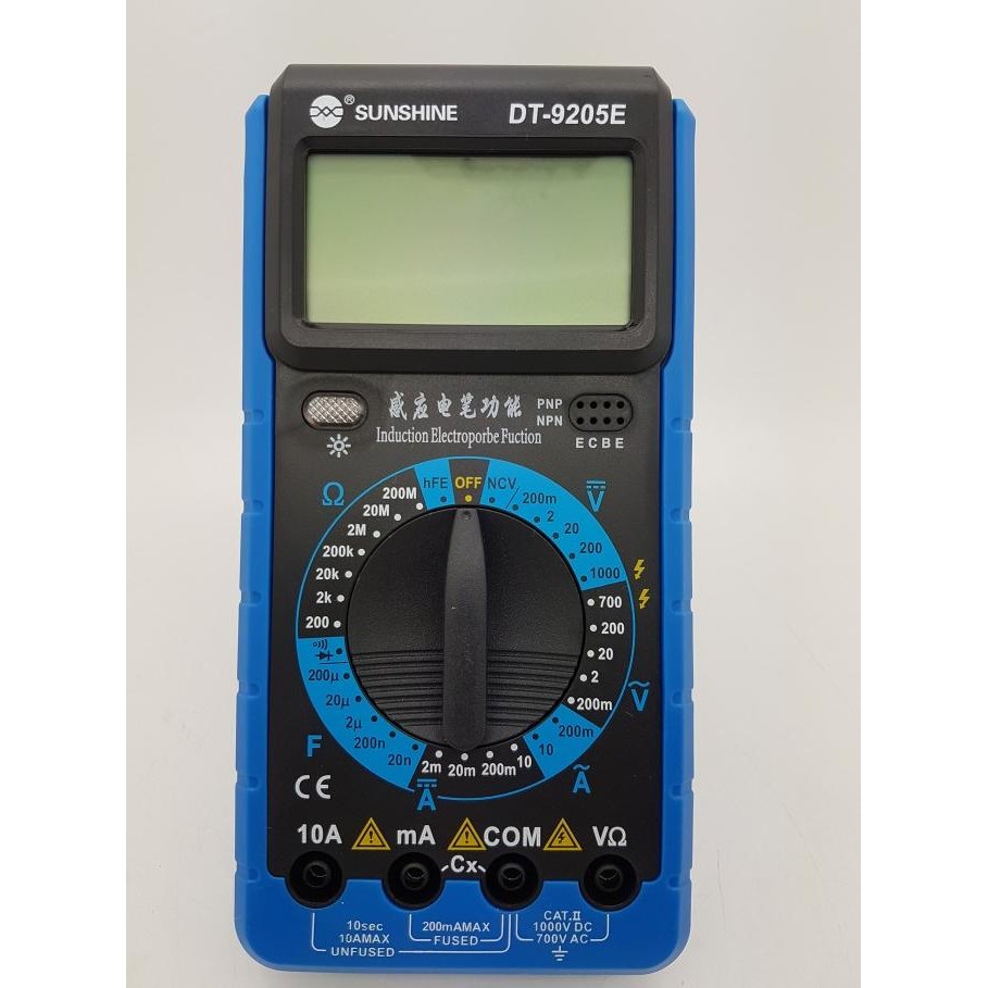 Jual Multitester / Avometer / Multimeter Digital Ori ( Sunshine Dt9205E ...