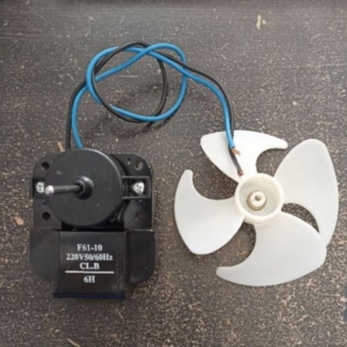 Jual FAN MOTOR KULKAS POLYTRON 2 PINTU F61-10 + BALING BALING KIPAS ...