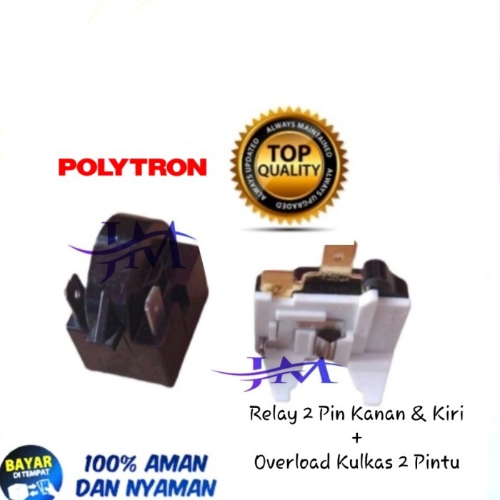 Jual RELAY PTC OVERLOAD KULKAS POLYTRON 2 PINTU | Shopee Indonesia