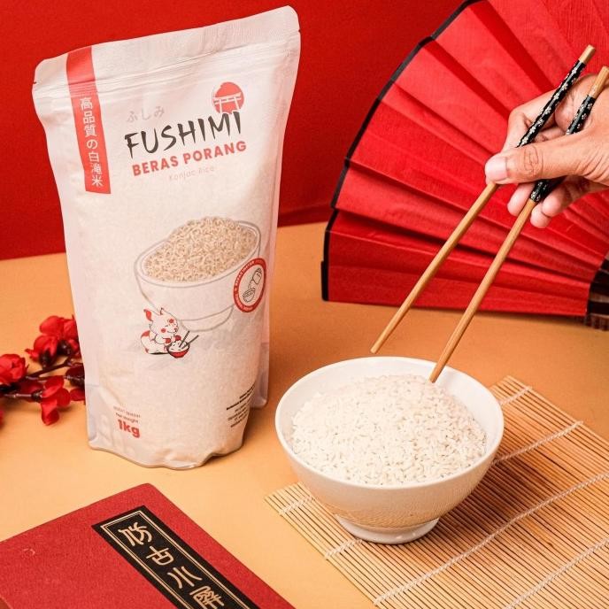 Jual Ready Fushimi Beras Porang Instan 1 KG ( Instant Konjac Rice Beras ...
