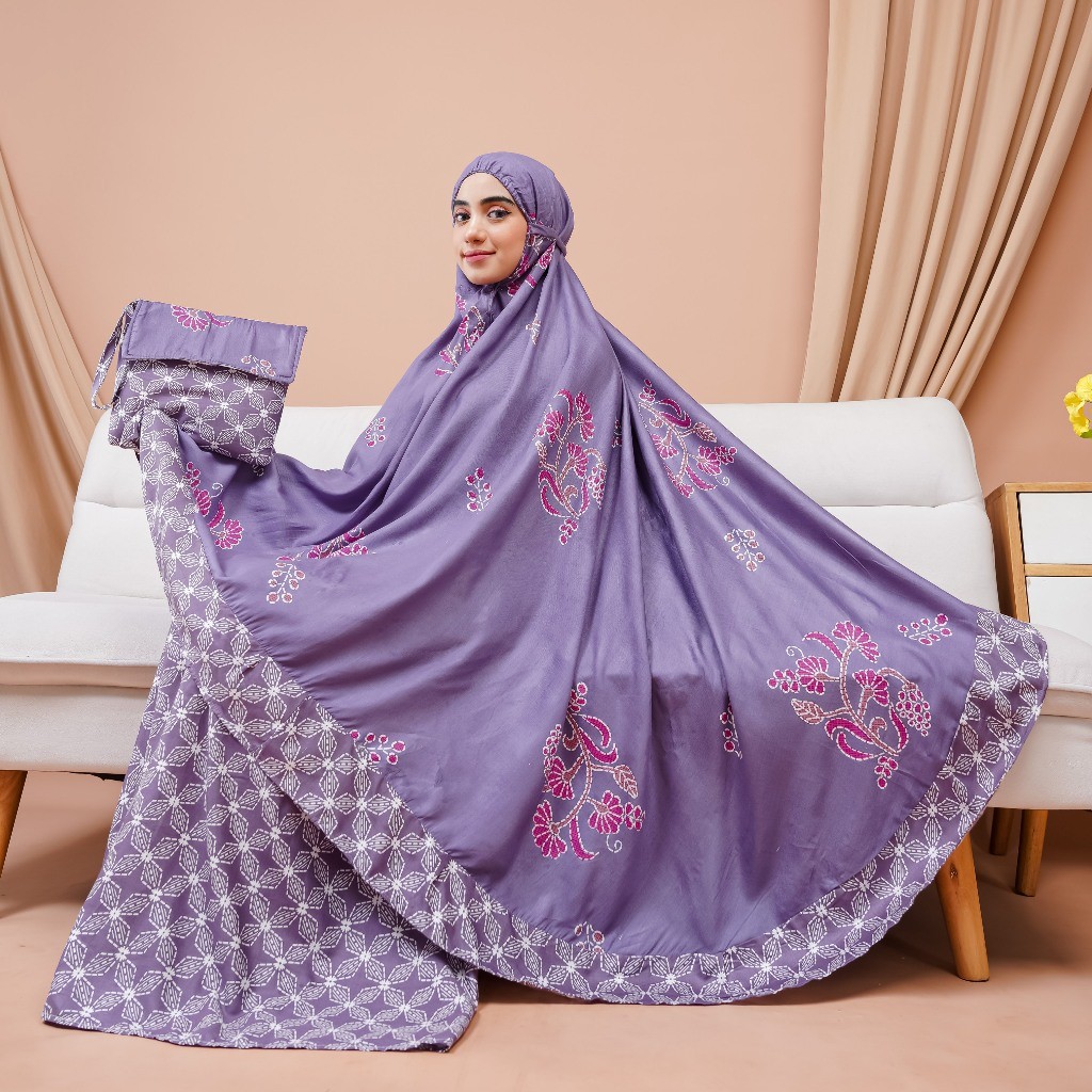 Jual Mukena Wanita Mukqena Ibadah Tanggung Polos Terusan Remaja Rokoh ...