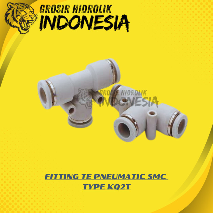 Jual KQ2T 06-00 FITTING TEE SLIP LOCK PNEUMATIC SELANG 6MM X 6MM X 6MM ...