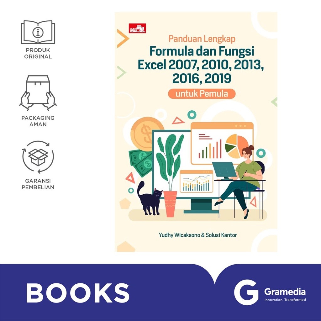 Jual Panduan Lengkap Formula dan Fungsi Excel 2007, 2010, 2013, 2016, 2019 untuk Pemula | Shopee ...