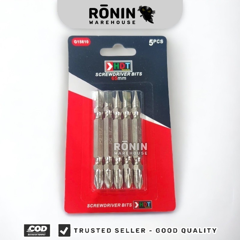 Jual HDT Mata Obeng Angin 5pcs PH2 SL6 65mm Screwdriver Bit Set | Shopee Indonesia