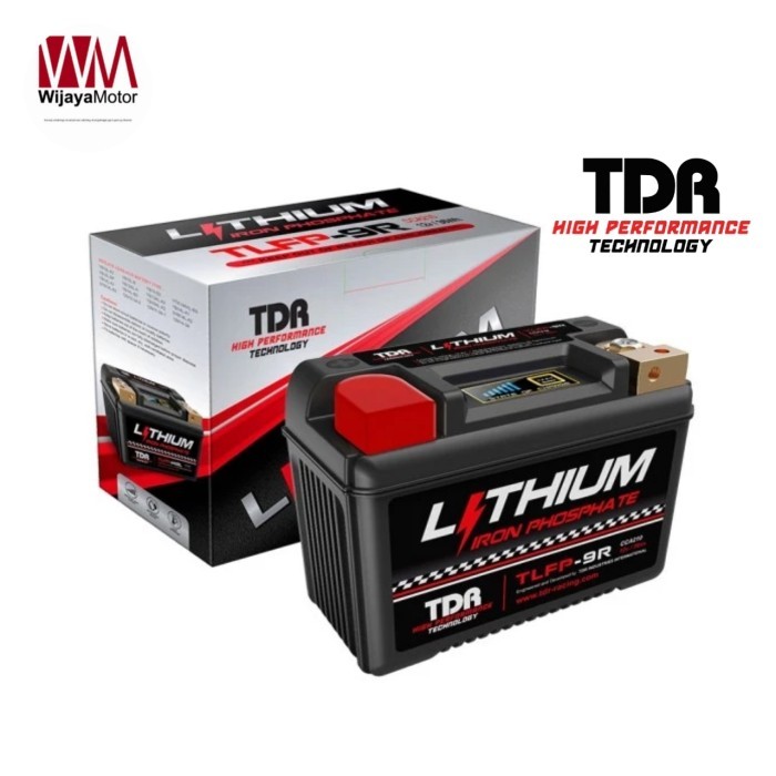Jual Aki TDR Lithium TLFP 9R 12 Volt XMAX / R25 / MT25 / Ninja 250 ...