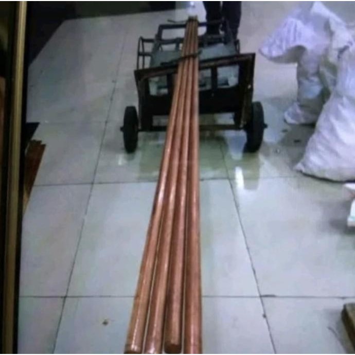 Jual Rod grounding 5/8 bonded 1,5Meter Stick Rod 1.5M | Shopee Indonesia