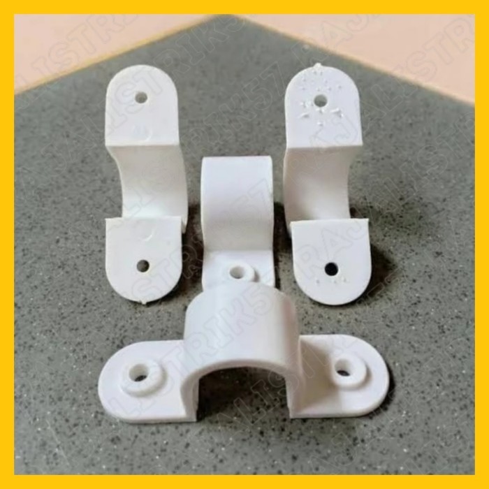 Jual Klem Clem Pvc Pipa Conduit Listrik 20Mm Putih | Shopee Indonesia
