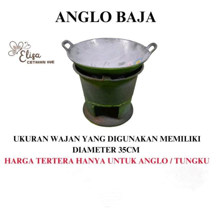 Jual ANGLO BESI COR 30 CM / ANGLO ANGKRINGAN TUNGKU ARANG / TUNGKU BESI ...