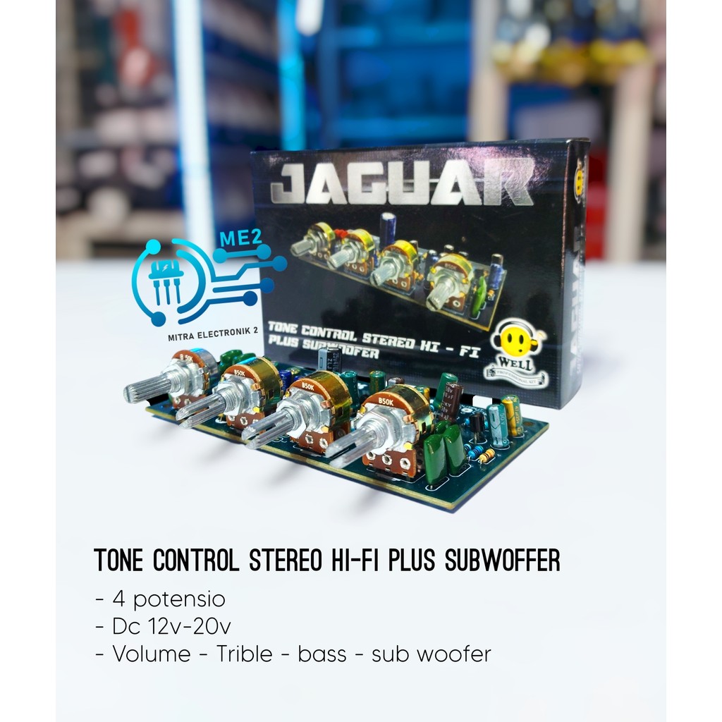 Jual Rakitan Power Amplifier Kit Tone Control Stereo Hi-fi Plus ...