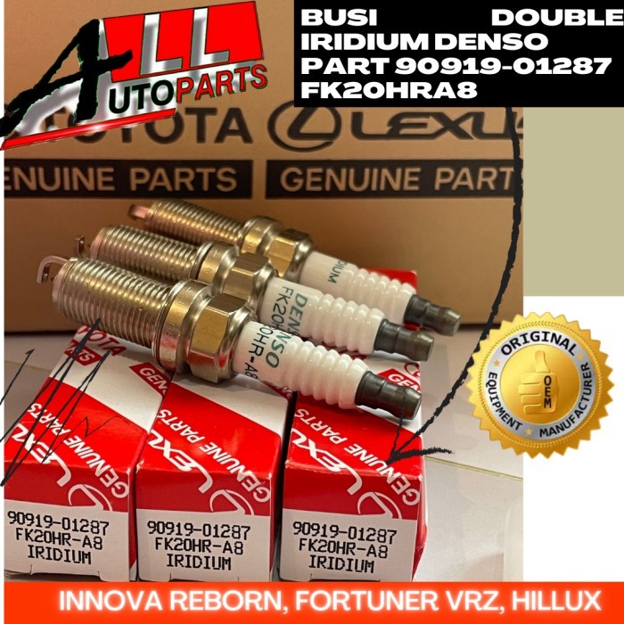 Jual Busi Double Iridium Innova Reborn Fortuner Vrz Hilux | Shopee ...