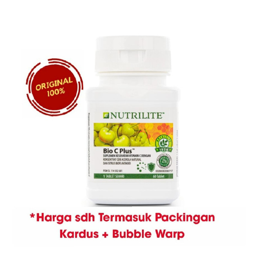 Jual Nutrilite Bio C plus vitamin C 60 tablets Amway Original | Shopee ...