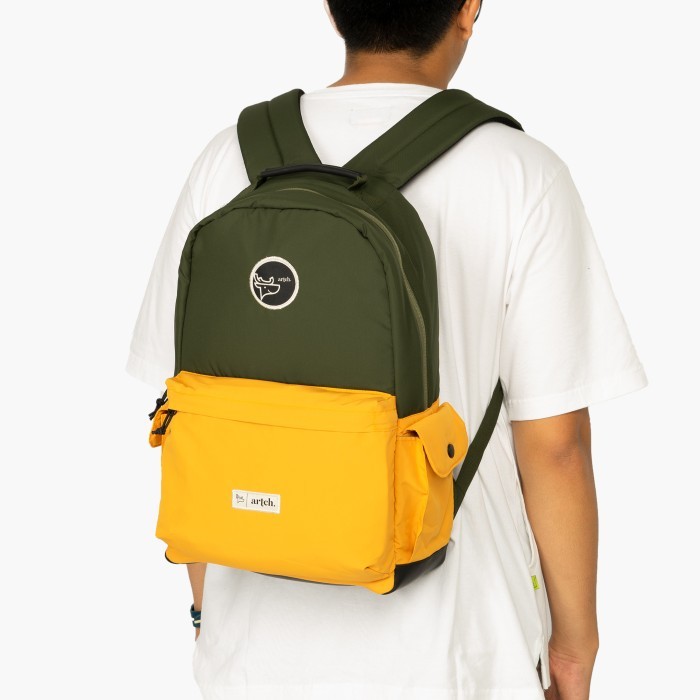 Jual Artch - Back To School Navy Maroon - Backpack Ransel Tas Punggung ...