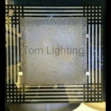 Jual Lampu Plafon Tempel Minimalis Strip (M) 28cm Full Kaca Simpel ...