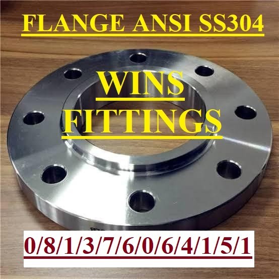 Jual FLANGE SS 304 ANSI 150 1" SO RF inch Stainless SORF #150 SLIP ON ...