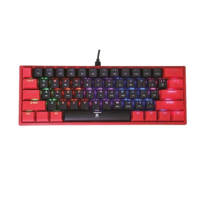 Jual Keyboard Mecha Hotswap Outemu BrownSwitch 60%/61Keys RGB Raptor ...