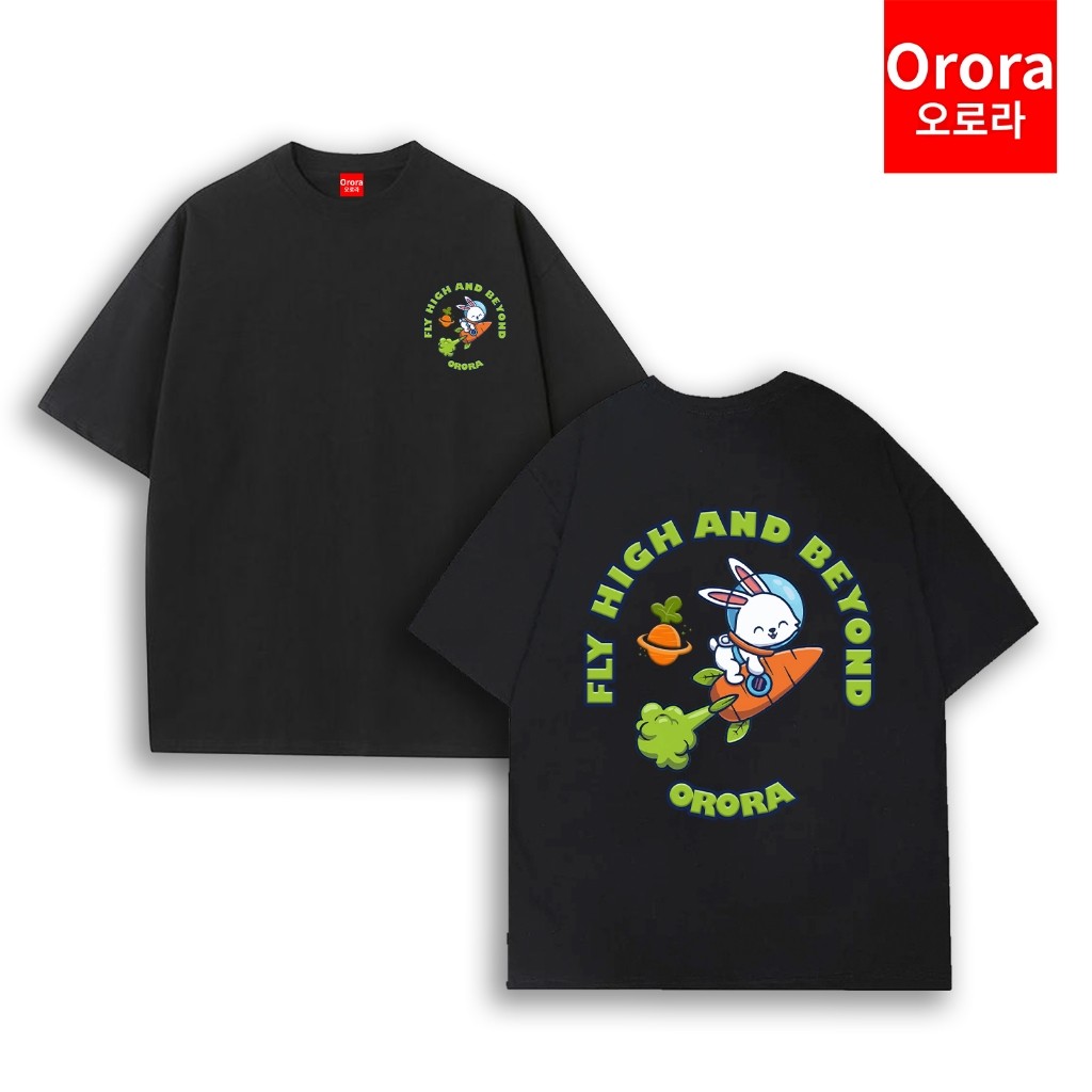 Jual Orora Kaos Oversize Distro Premium Korea Rabit Rocket - Baju T ...