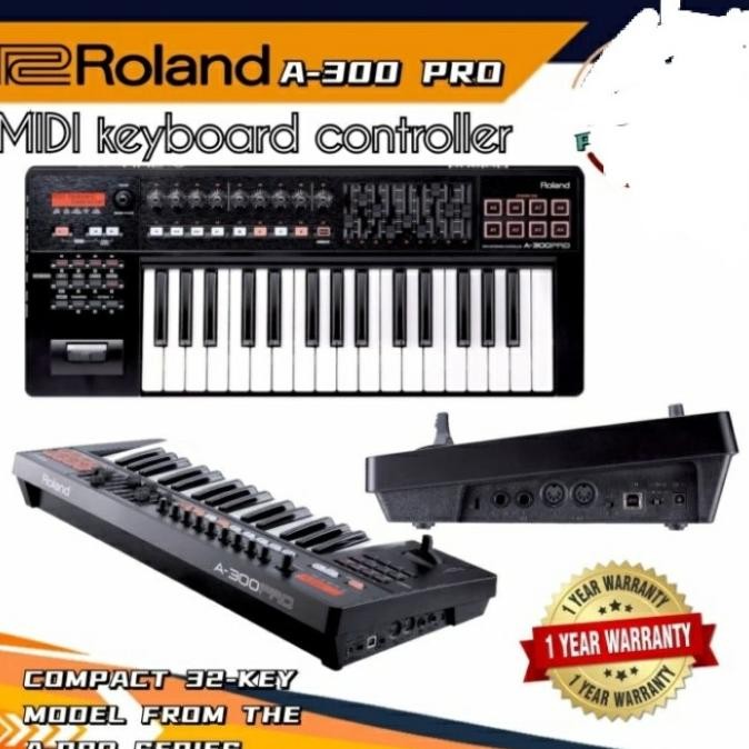 Jual Roland Midi Keyboard Controller A300 Pro / A-300 Pro | Shopee ...