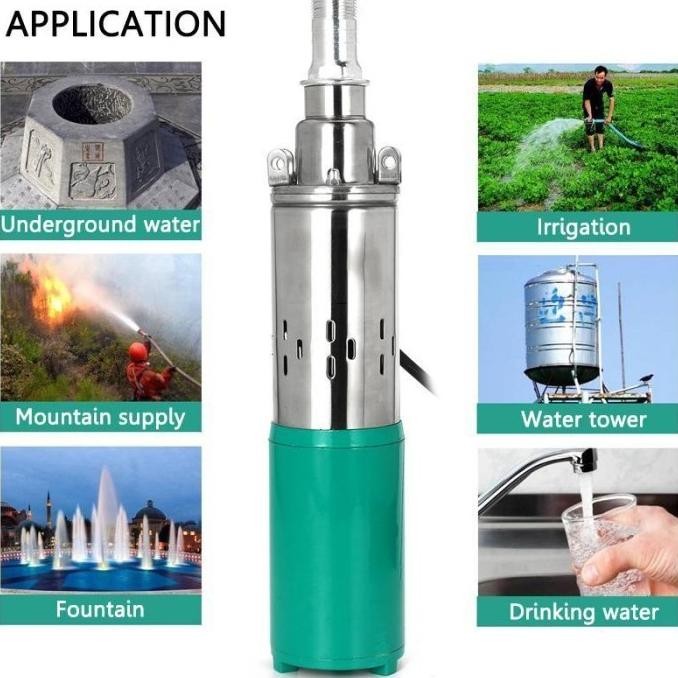 Jual Mesin Pompa Sedot Air Celup Tanam Dalam Sumur Bor Tenaga Aki Solar ...