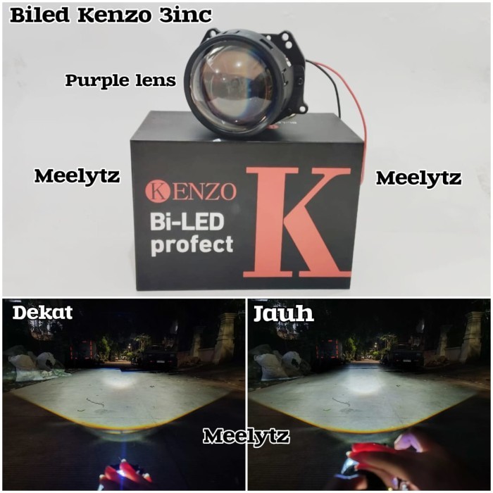 Jual Projie Projector Biled Kenzo 3 Inc Sinar Cut Off Rhd Alumunium ...
