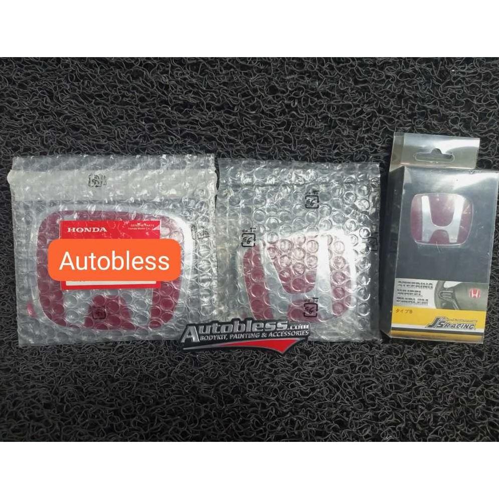 Jual Emblem RED H Honda Civic FD | Shopee Indonesia