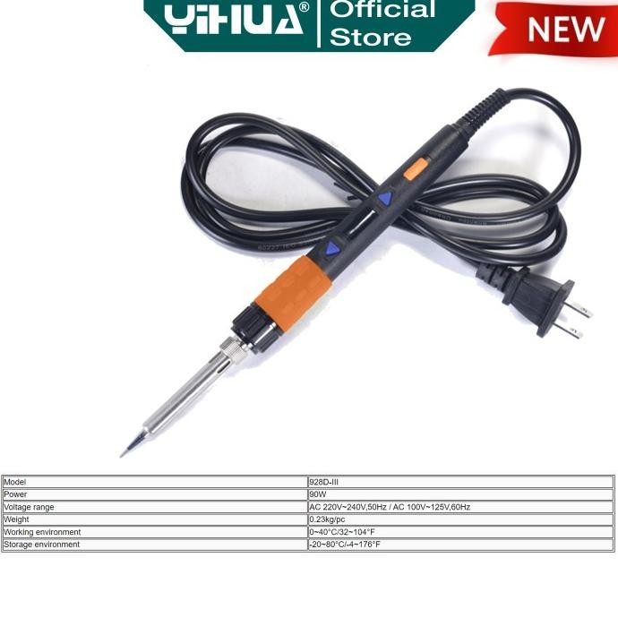 Jual Terjangkau Yihua 928D-Iii Solder Tangan 90W Soldering Iron Digital Temperature | Shopee ...