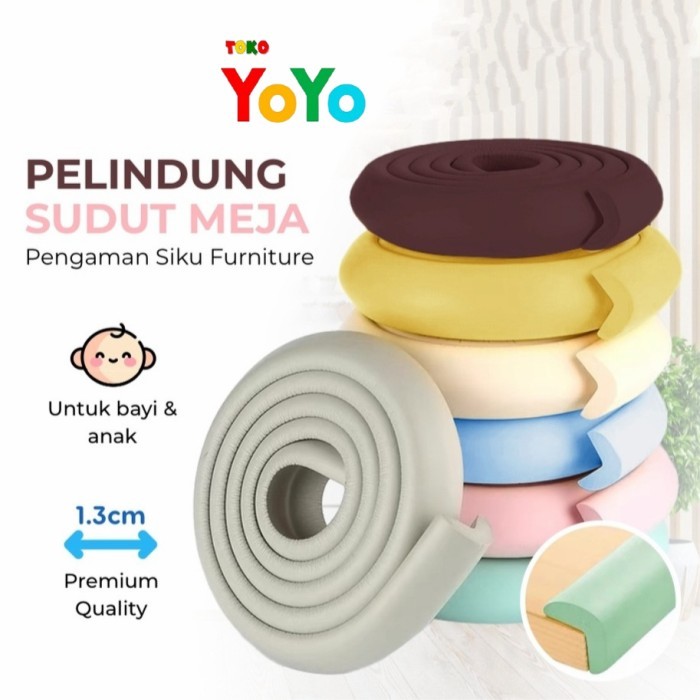 Jual Pelindung Siku Meja Sudut Sisi Meja Anak Bayi Spons Foam Pengaman ...
