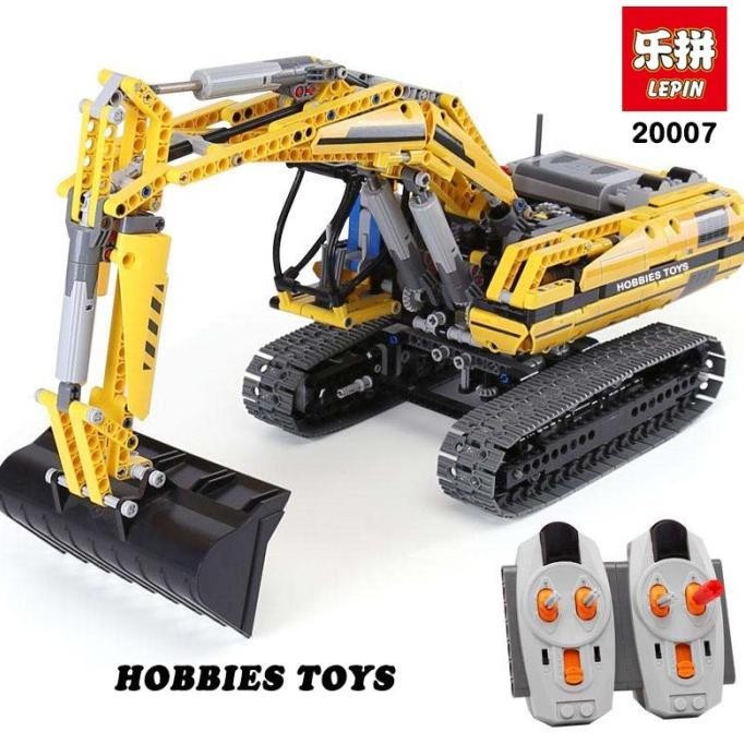 Jual Brick Technics Lepin 20007 Motorized Excavator (Truk Beko ...