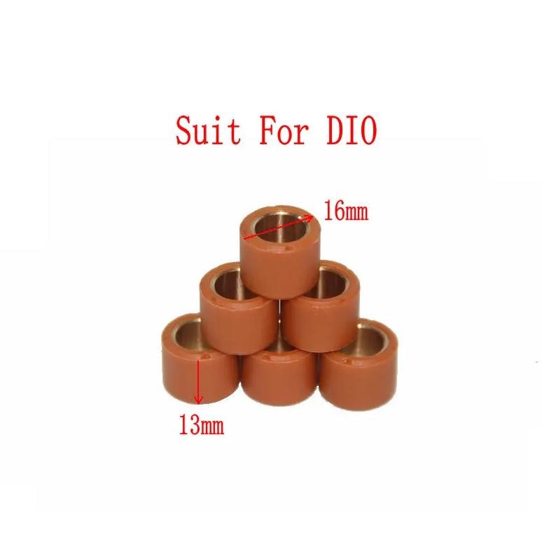 Jual koso performance variator slider copper rollers motorcycle engine ...