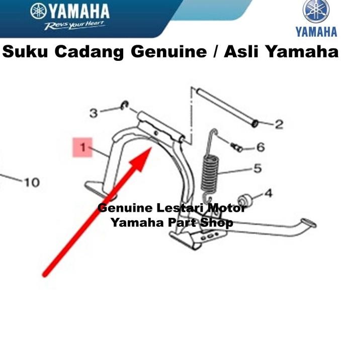 Jual Standart Motor Standar Dua Tengah All New Aerox 2021 Asli Ori ...