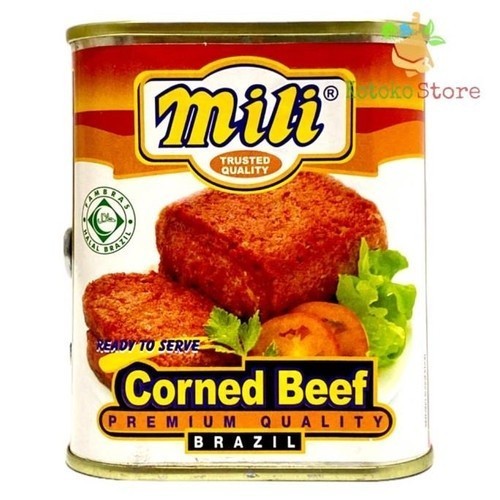 Jual MILI CORNED BEEF KALENG 340G | Shopee Indonesia
