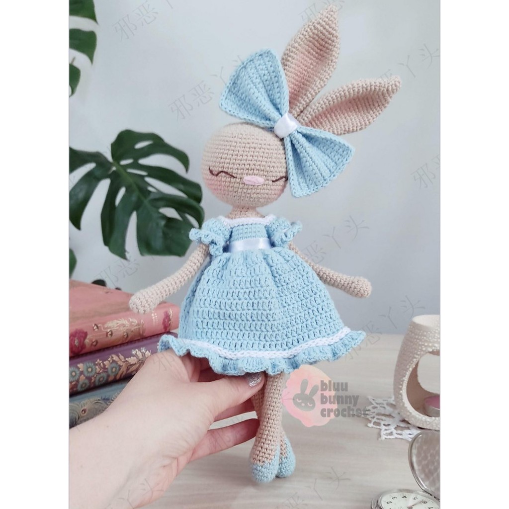 Jual Alice bluu bunny - PDF Pattern / Pola Rajut Bukan Boneka | Shopee ...