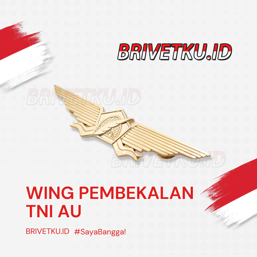 Jual Pin/Brivet Wing Pembekalan TNI AU Exclusive | Shopee Indonesia