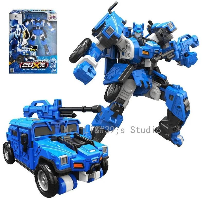Jual in stock new mini force transforming tank robot toy action figure ...