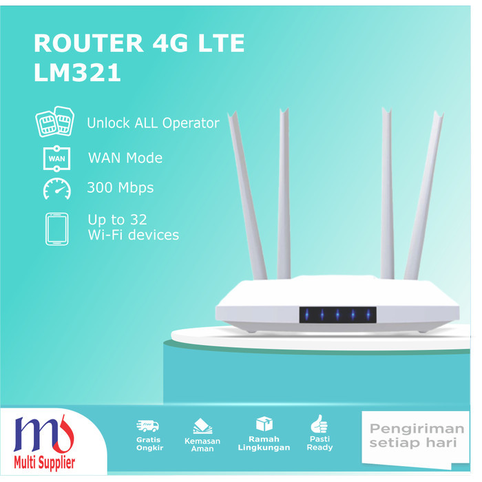Jual 4G Home Router Lm321 4G Modem Wifi Router Unlock ALL GSM | Shopee ...