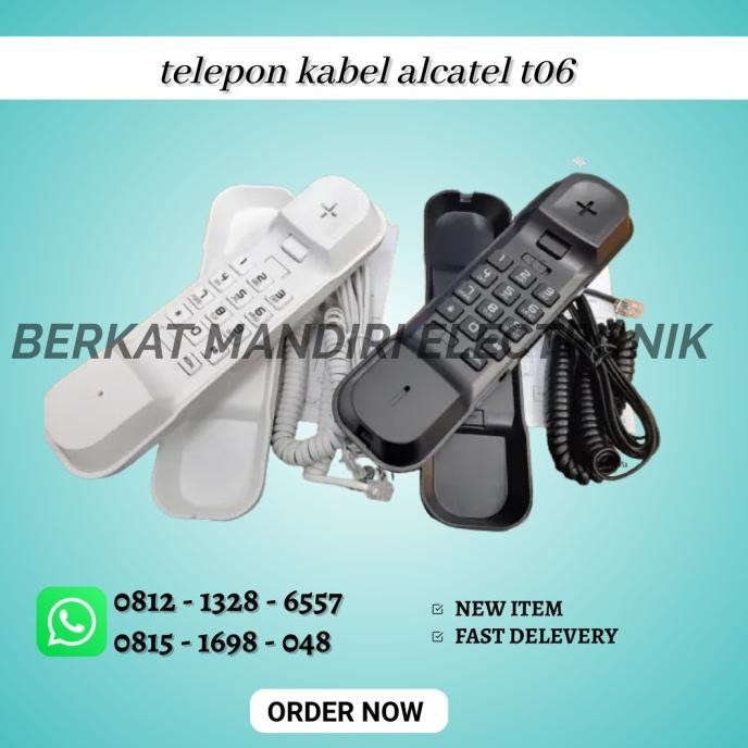 Jual Alcatel T06 Ultra Slim Telepon Rumah Single Line Analog Telephone ...