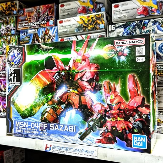Jual SD BB Senshi MSN-04FF Sazabi ( Gundam Side-F Ver ) | Shopee Indonesia