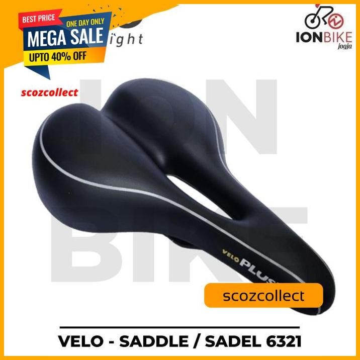 Jual SADEL VELO 6321 GEL SADDLE SEPEDA MTB BALAP LUBANG EMPUK ERGONOMIC ...
