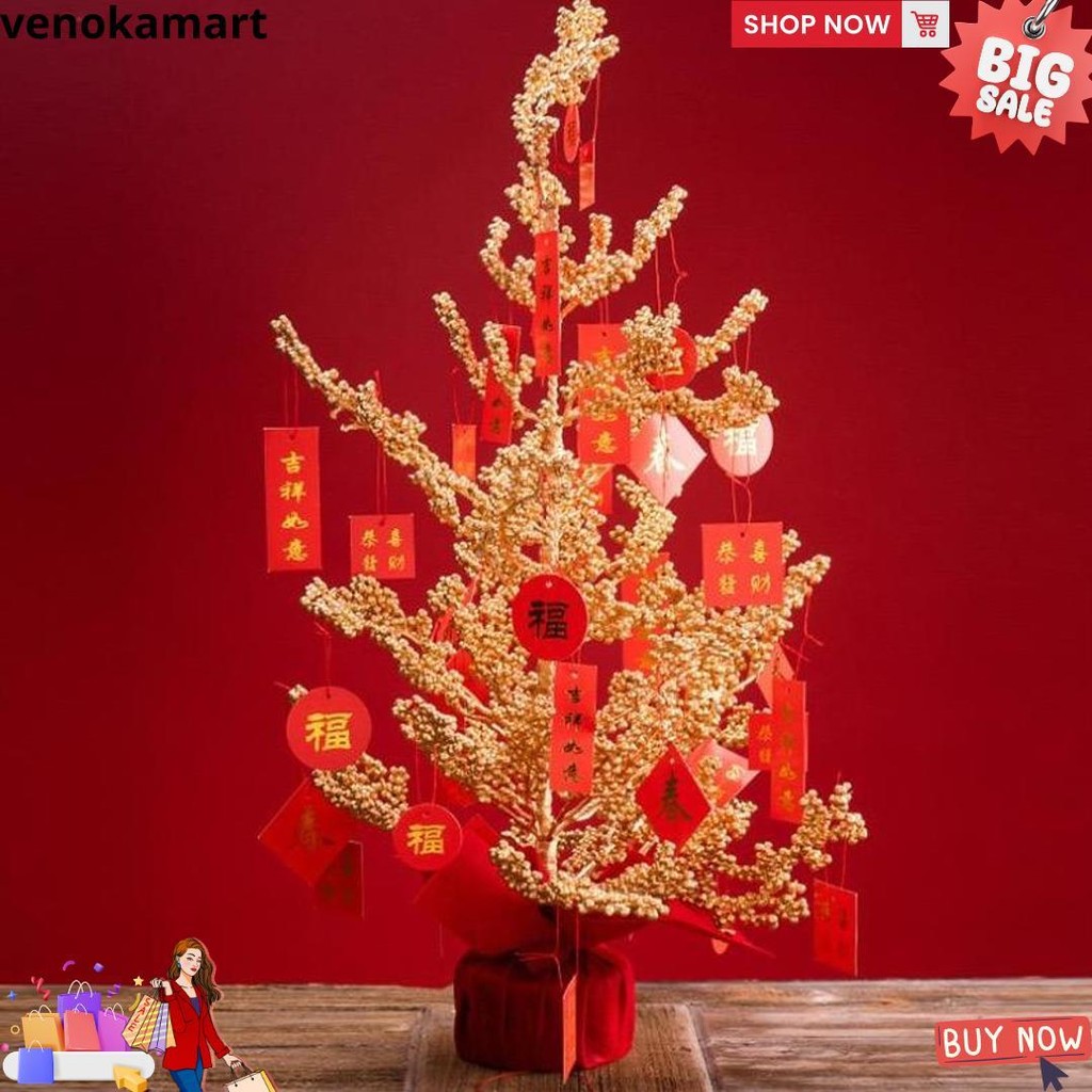 Jual Gantungan Pohon Imlek Meihua Tahun Ular 2025 / Angpao Hiasan Imlek ...