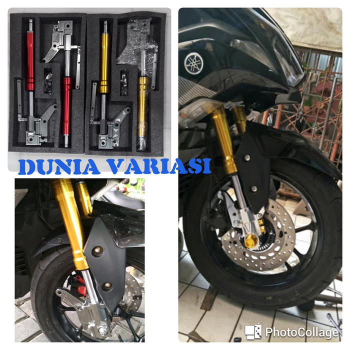 Jual Gercep Shock Depan Usd Upside Down Aerox 155 Nui Double Disc ...