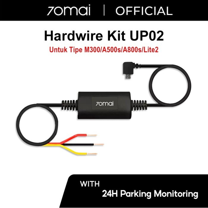 Jual Bagus 70Mai Hardwire Kit Dashcam Untuk Parking Monitor Dash Cam ...