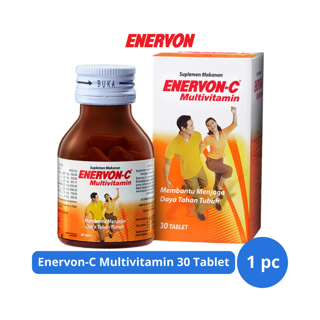 Jual Enervon-C Multivitamin 30 Tablet | Shopee Indonesia