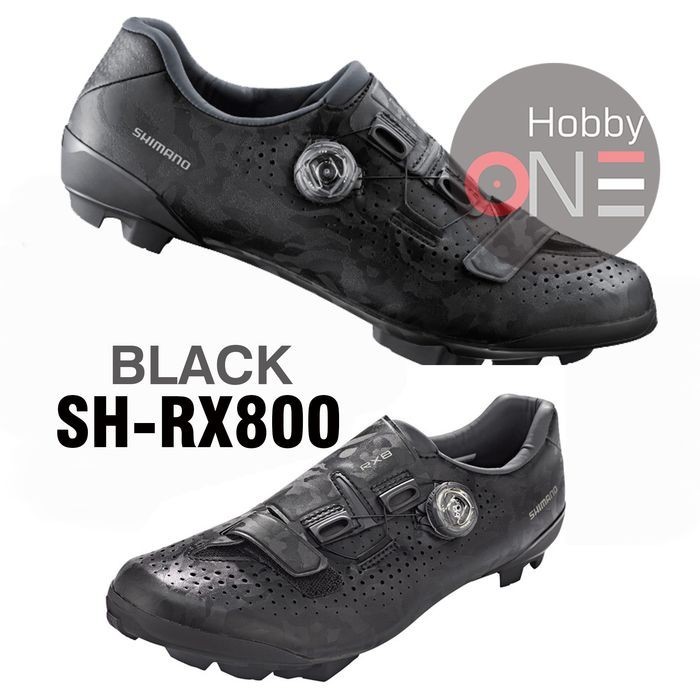 Jual SHIMANO RX8 SH-RX800 BLACK WIDE - Sepatu Cleat MTB | Shopee Indonesia