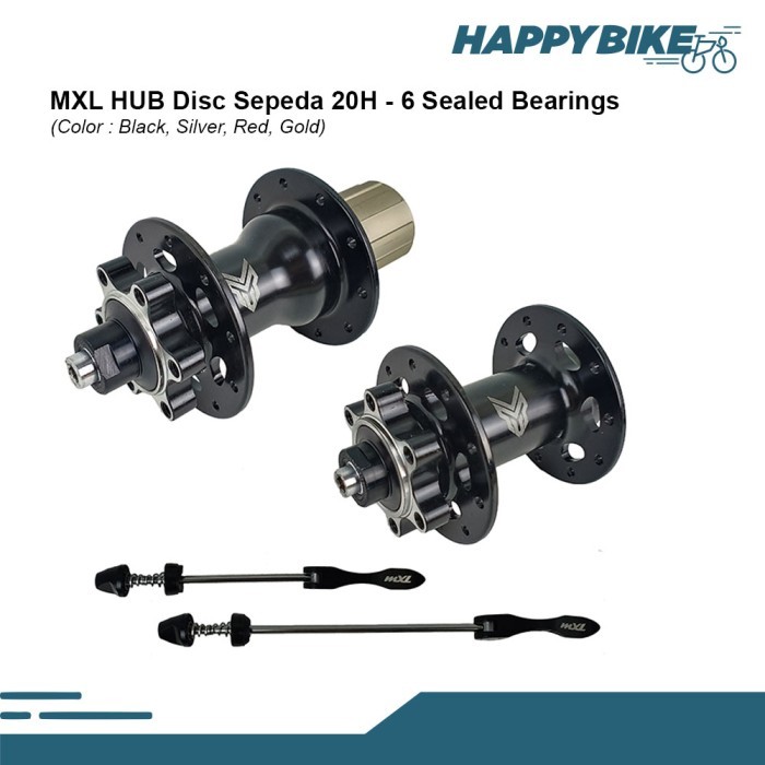 Jual MXL Hub Freehub Sepeda Discbrake 20 Holes 6 Sealed Bearings ...