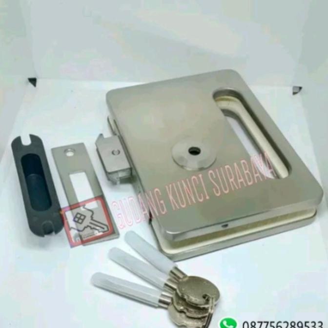 Jual ~^~^~^] Glass Sliding Door Lock kunci pintu kaca Sliding fest | Shopee Indonesia