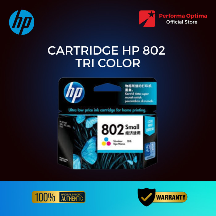 Jual CARTRIDGE HP 802 Tri Color - PM | Shopee Indonesia