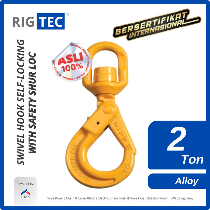 Jual Swivel Hook Self-Locking Shur Loc 2 Ton RIGTEC | Shopee Indonesia