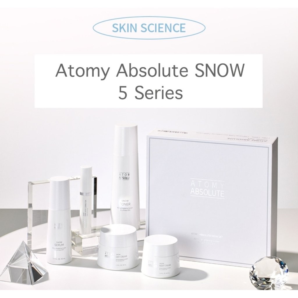 Jual Atomy Absolute Snow 5 Series Kulit Kusam Gelap jadi Cerah Bersih ...