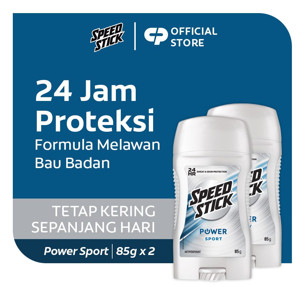 Jual Men Speed Stick Power Sport 85g Deodorant Anti-Perspirant For Men ...