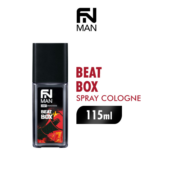 Jual FN Man 2 In 1 Body Spray Beat Box 115 Ml | Shopee Indonesia