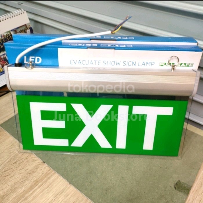 Jual LAMPU EXIT LED LAMPU DARURAT EXIT SIGN EMERGENCY LED ACRYLIC ...